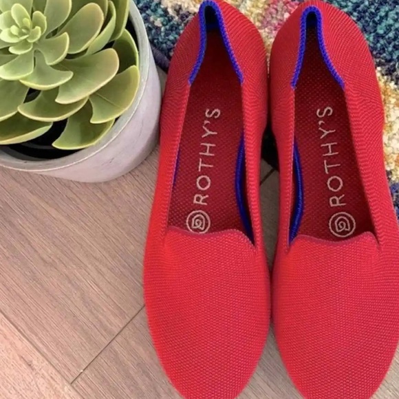 Rothy's | Shoes | Rothys Dark Red Loafer | Poshmark